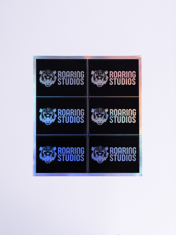 Rectangle Holographic Labels Sheets - Stickeroo
