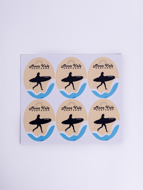 High Tack Oval Sheet Labels - Stickeroo