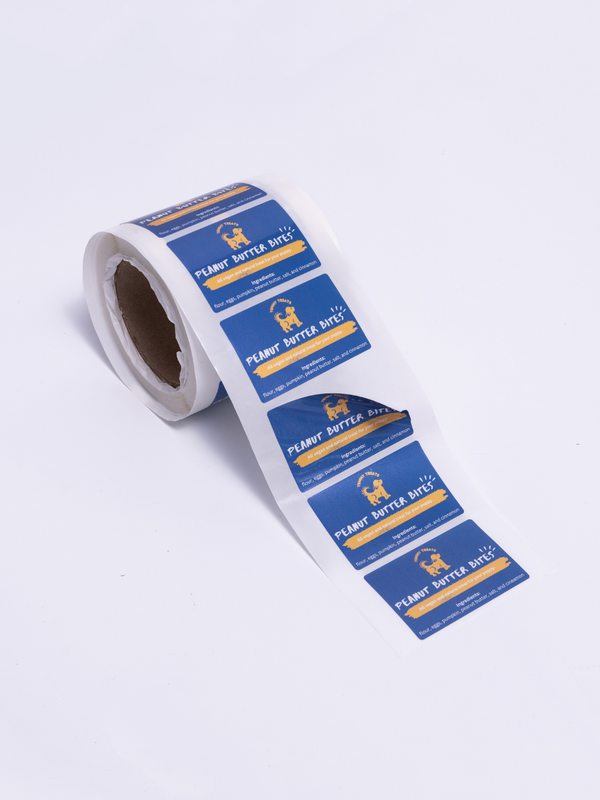 Rectangle Roll Labels - Laminated Synthetic - Stickeroo