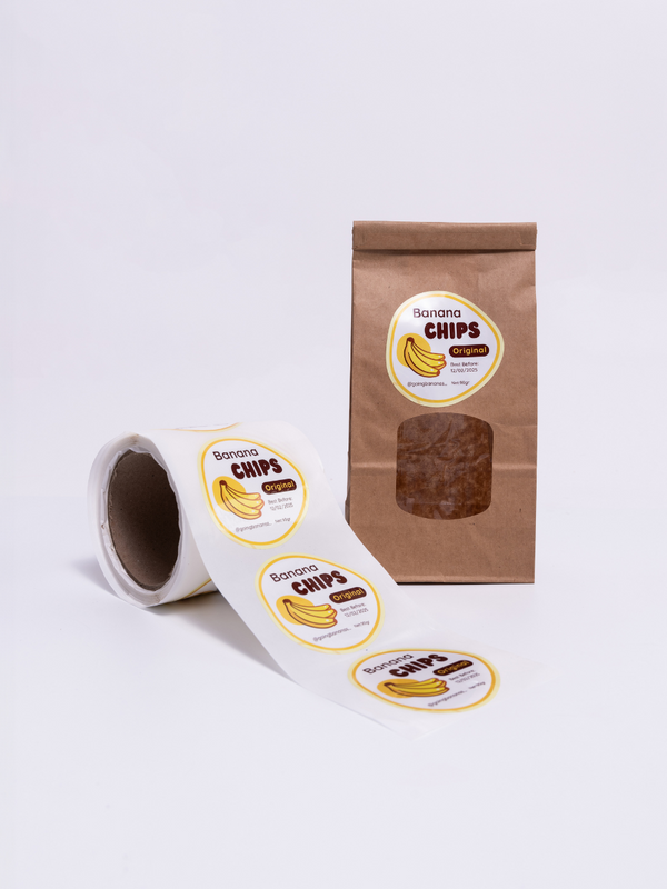 Custom Shaped Roll Labels - Laminated Synthetic - Stickeroo