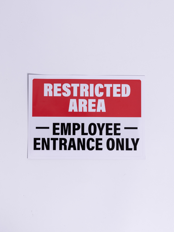 Large Printed High Tack Stickers - XL Sized Vinyl Labels & Decals ...