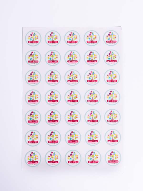 Clear Circle Sheet Labels - Custom Print Your Own Stickers - Stickeroo