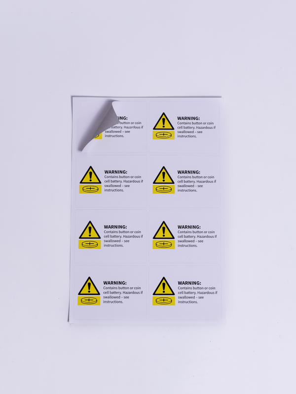 High Tack Rectangle Labels Sheets - Stickeroo