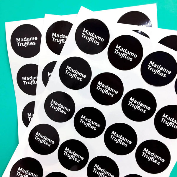 High Tack Circle Sheet Labels - Custom Print Your Own Stickers - Stickeroo