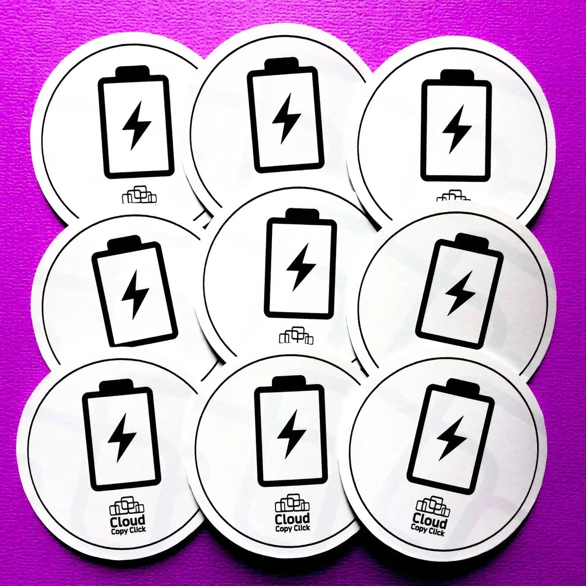 High Tack Circle Custom Stickers - Stickeroo